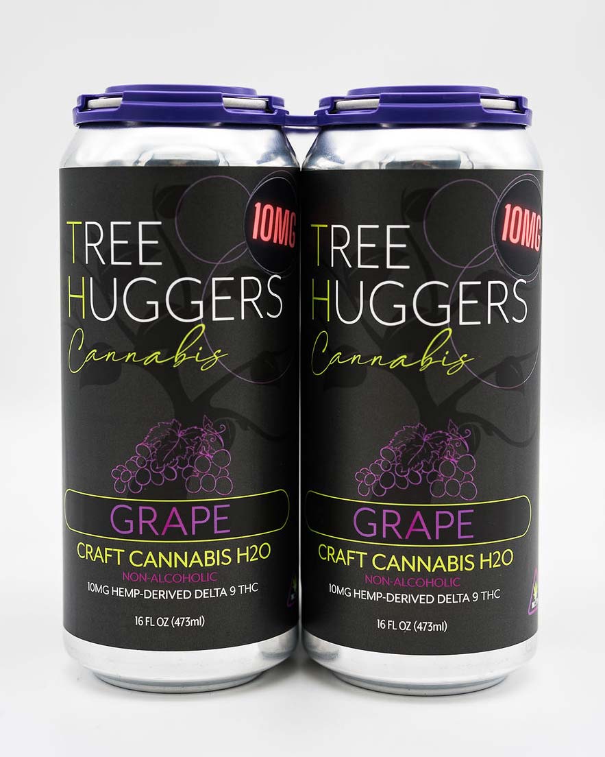 Craft Cannabis H2O 4 Pack – Grape 10mg – Tree Huggers Cannabis