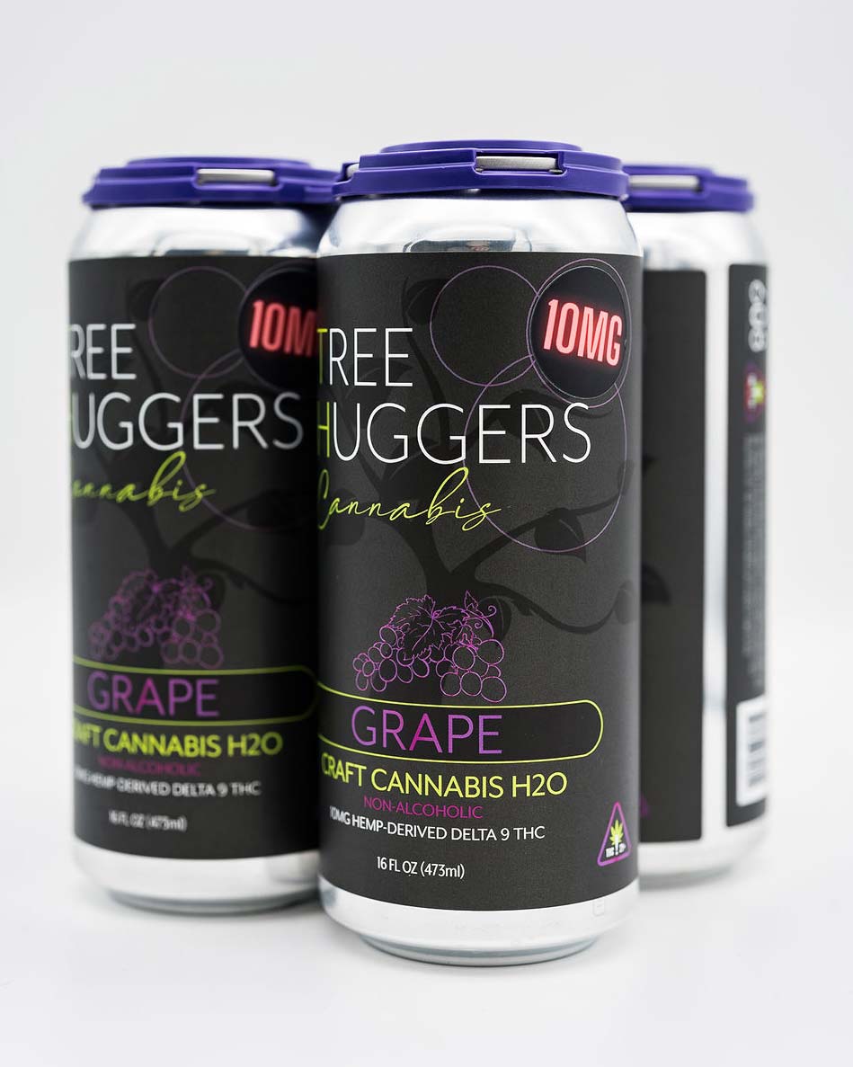 Craft Cannabis H2O 4 Pack – Grape 10mg – Tree Huggers Cannabis