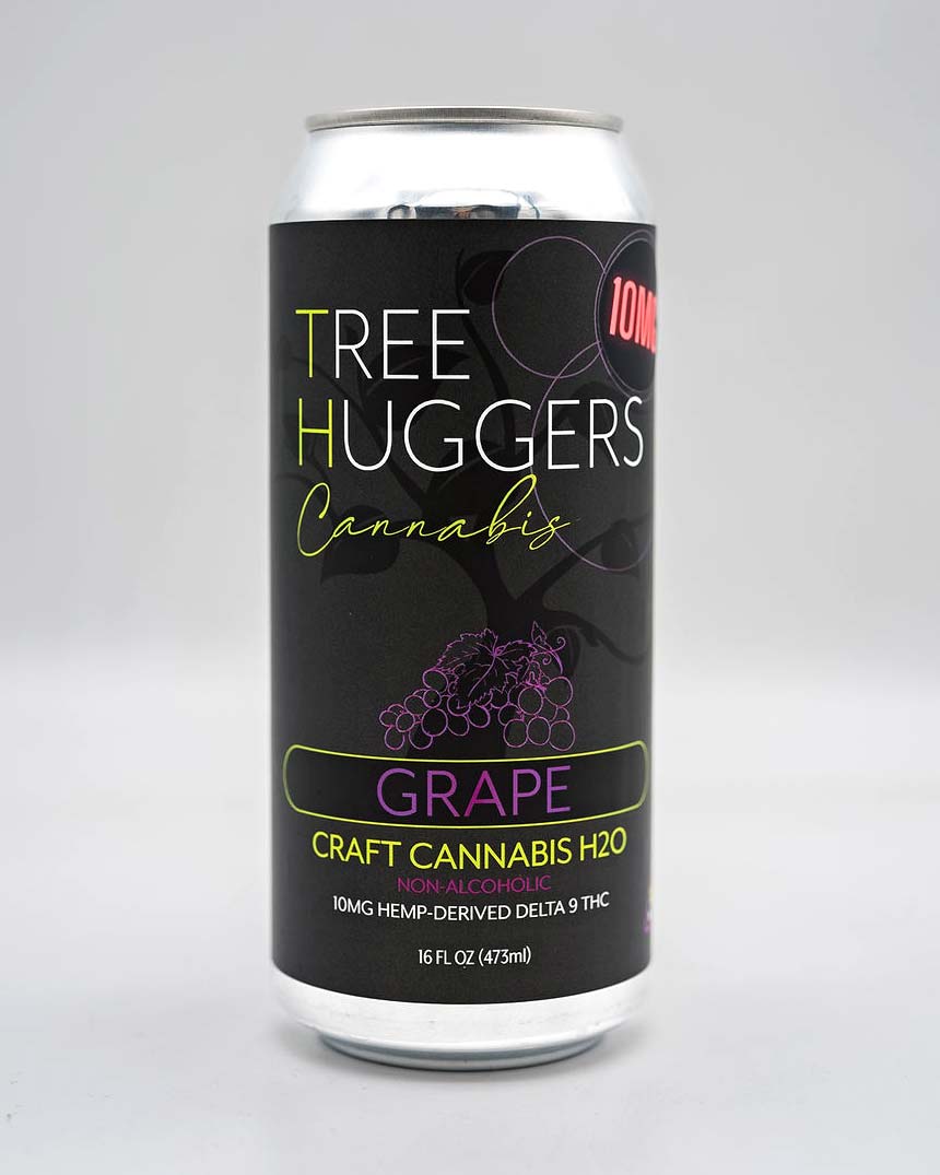 Craft Cannabis H2O 4 Pack – Grape 10mg – Tree Huggers Cannabis