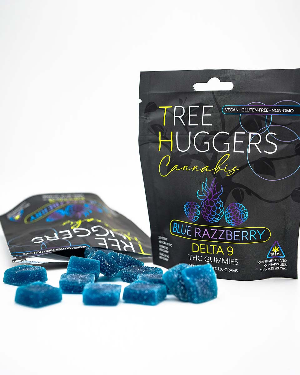 Delta 9 THC Gummy - Blue Razzberry - 20 Pack – Tree Huggers Cannabis