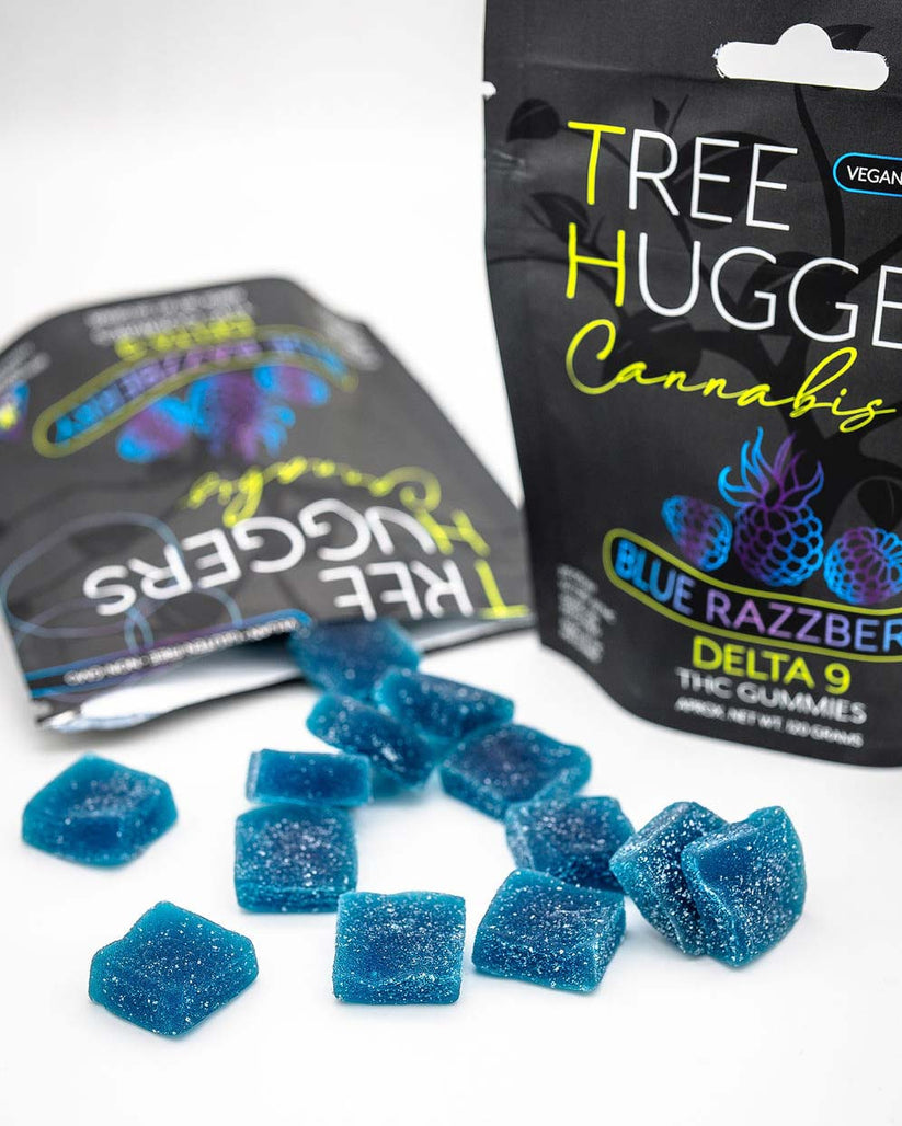 Delta 9 THC Gummy - Blue Razzberry - 20 Pack – Tree Huggers Cannabis