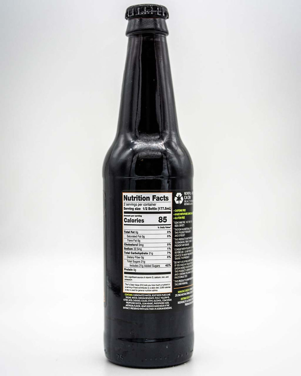 Craft Cannabis Soda 4 Pack – Root Beer 10mg – Tree Huggers Cannabis